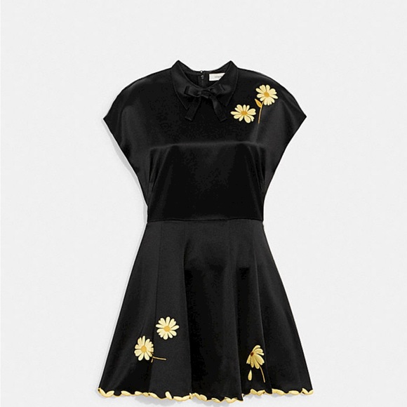 Coach | Dresses | Coach 4s Dress With Collar Size 8 | Poshmark